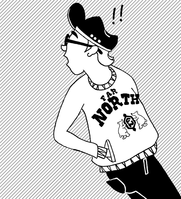 Hilo Tomula ILLUSTRATION - Laundry Room Rendezvous Drawing