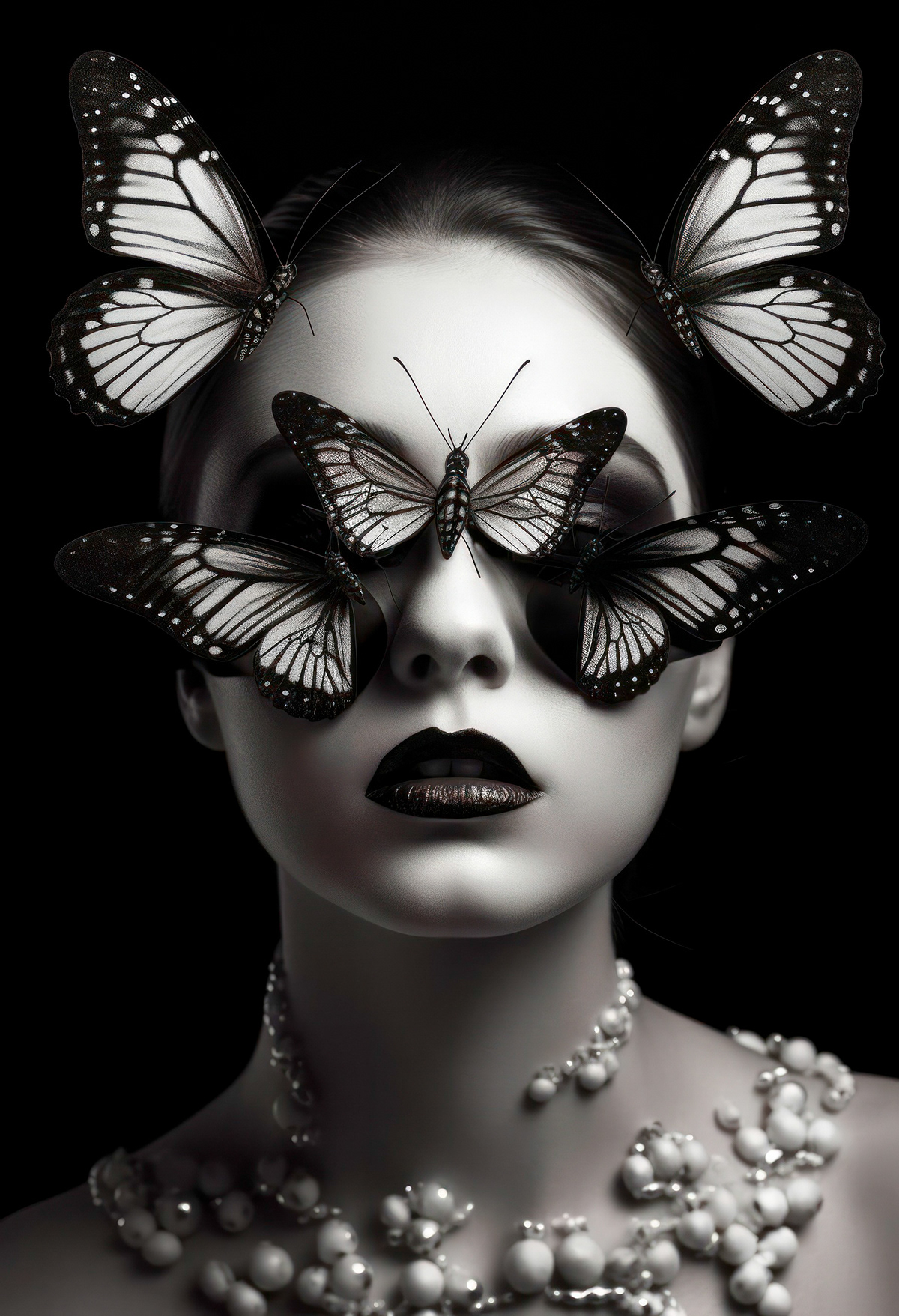 The Visual Language of Tom Nulens - Butterfly Masks