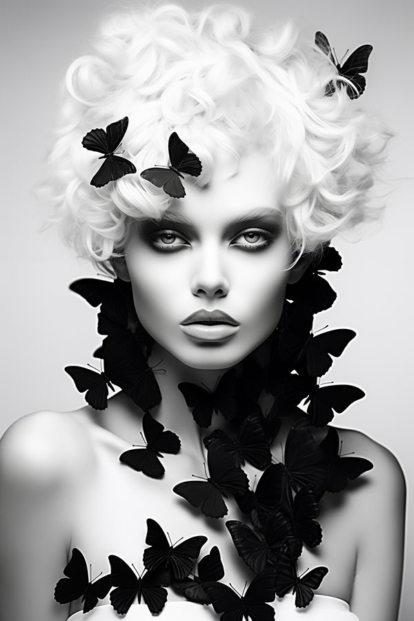 The Visual Language of Tom Nulens - Butterfly Masks