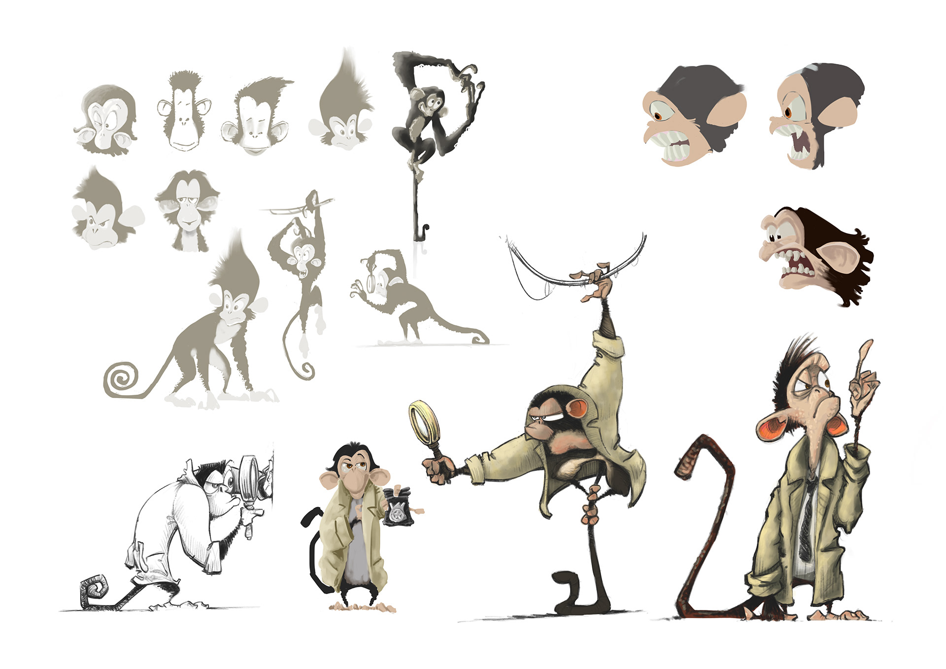 Wayne Oram Illustrator - Character Design