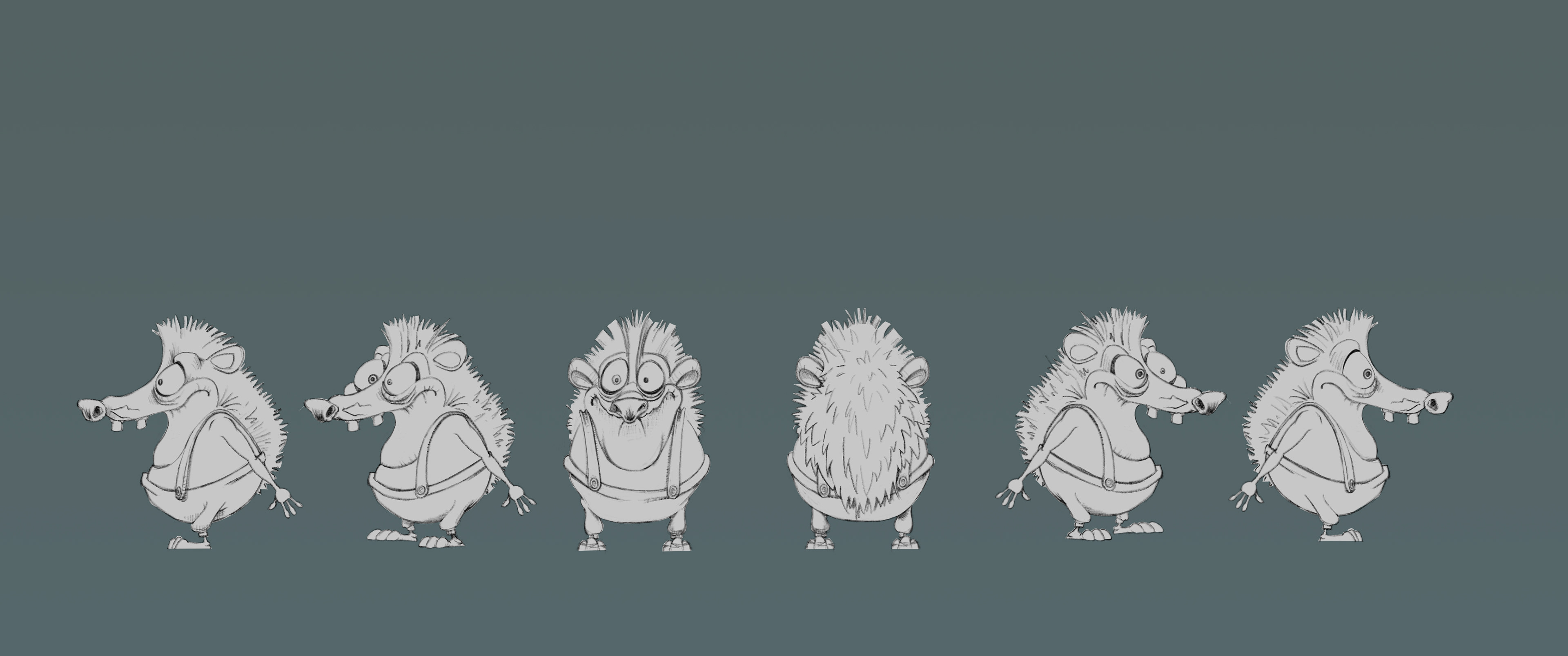 Wayne Oram Illustrator - Character Design