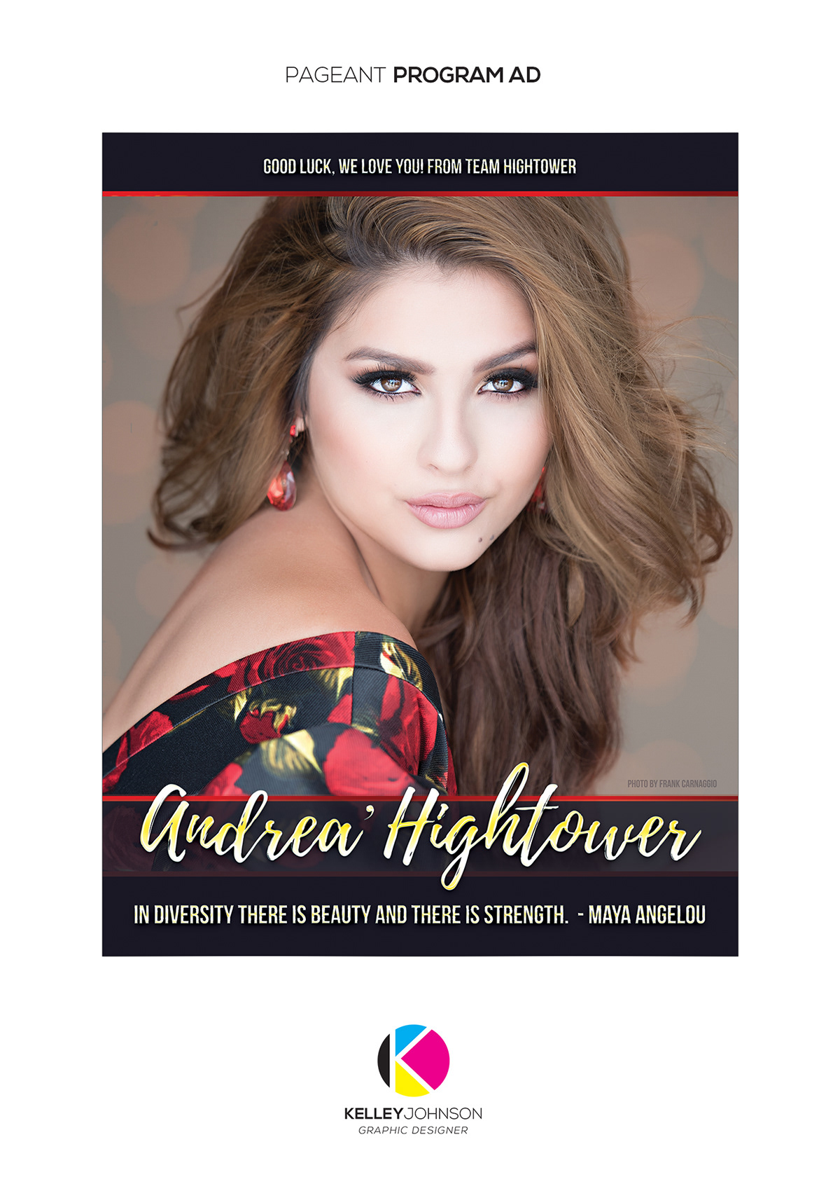 Kelley Johnson - Pageant Program Ads