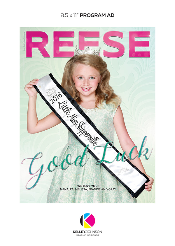 Kelley Johnson - Pageant Program Ads