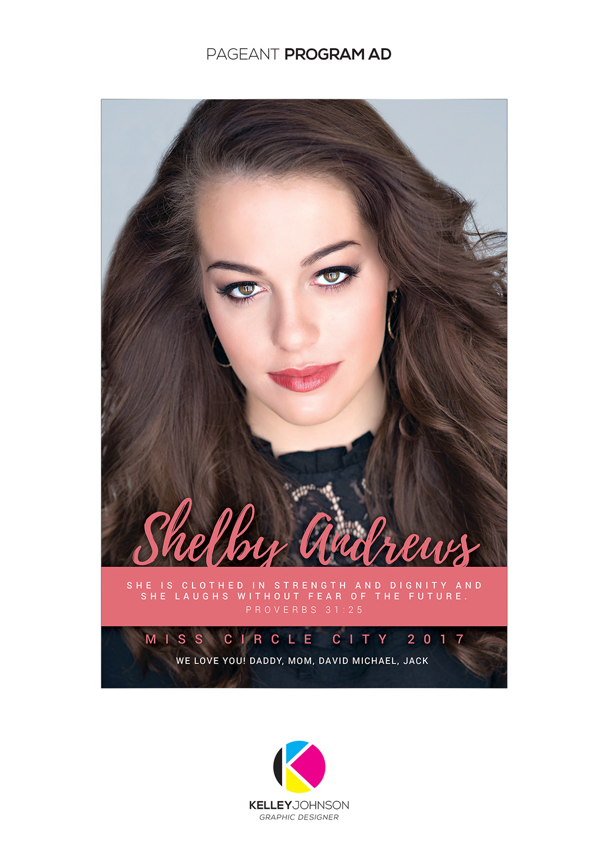 Kelley Johnson - Pageant Program Ads