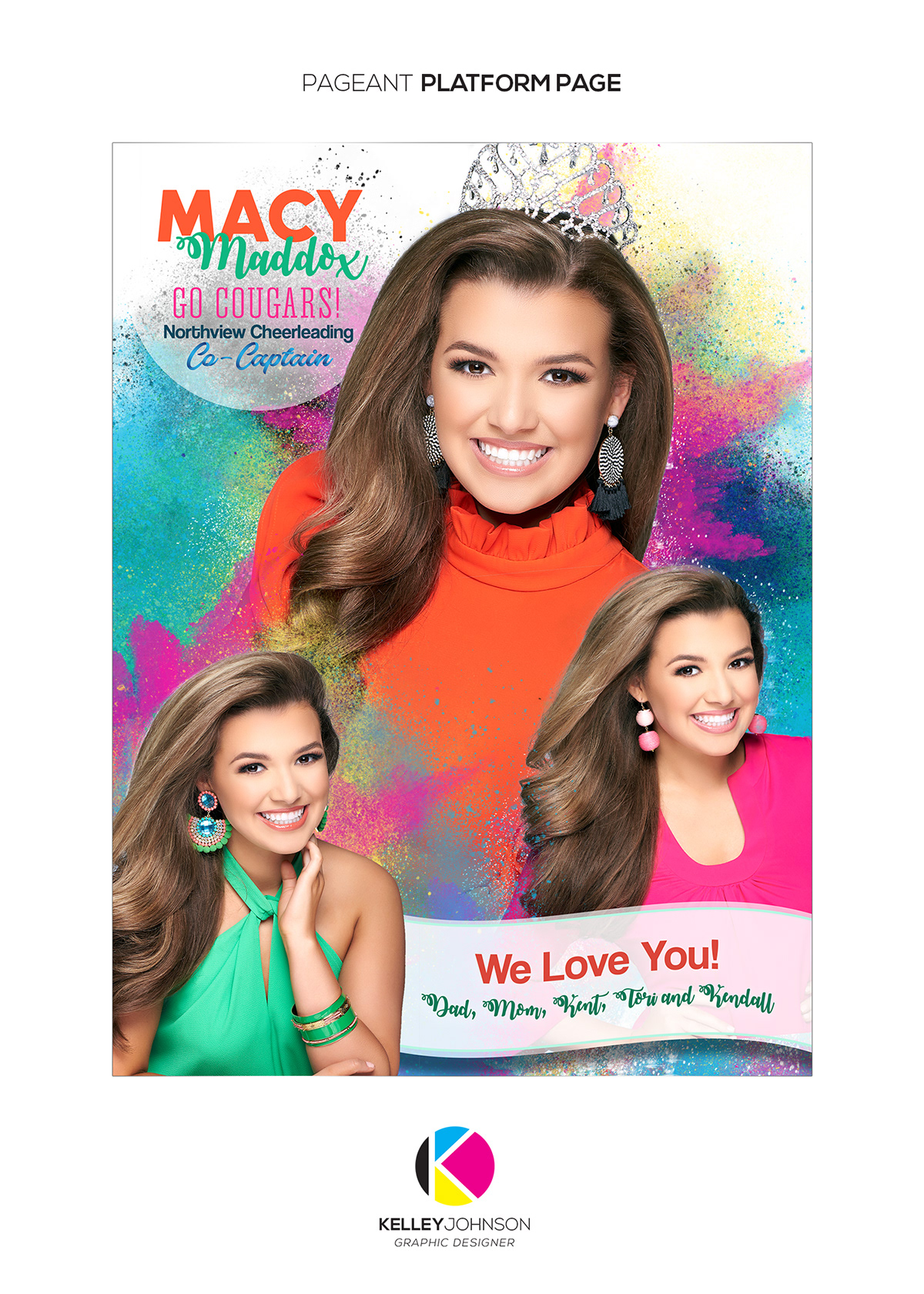 Kelley Johnson - Pageant Program Ads