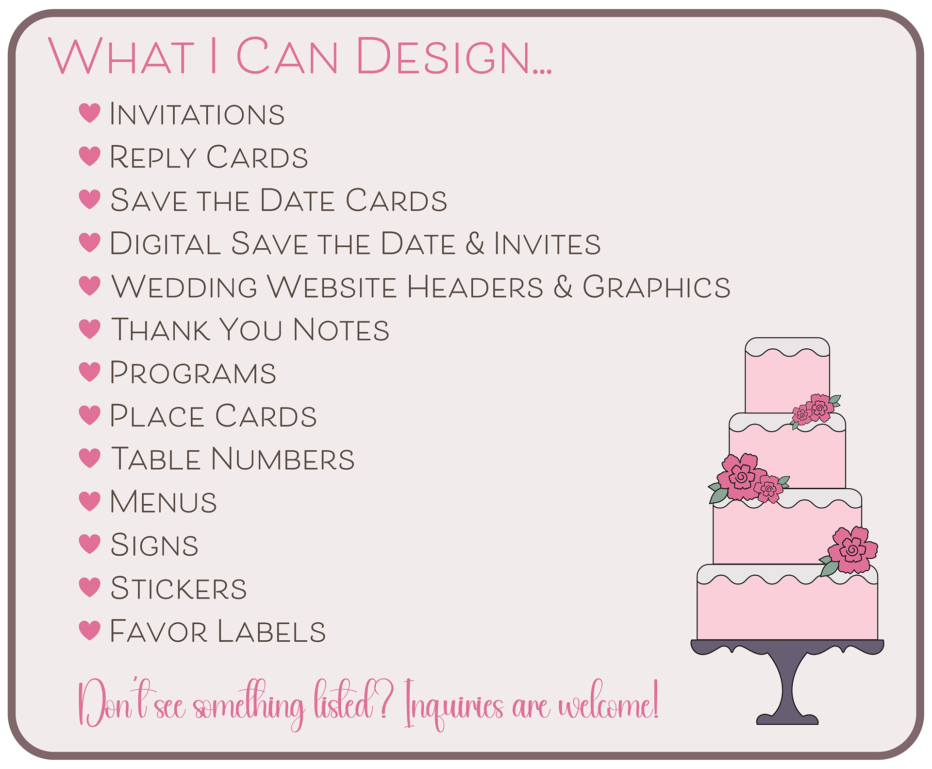Debbie Ann Creative - WEDDINGS