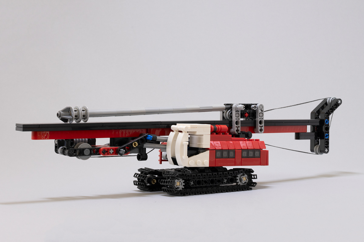 ICHIBAN Toys - custom LEGO piece sets - Hydraulic Piling Rig