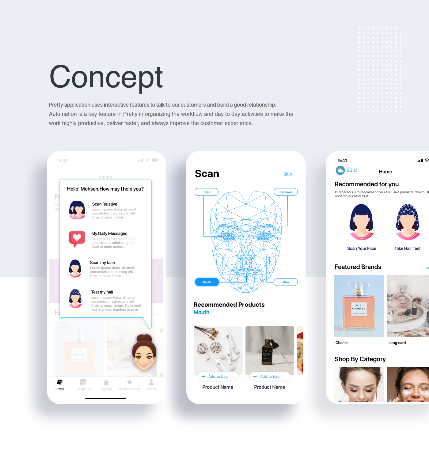 Nabil Haidar - Pretty App UI