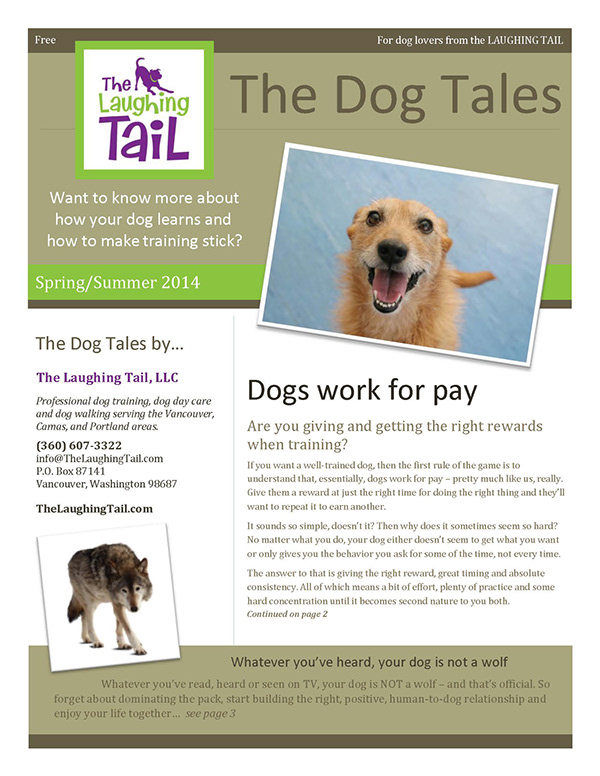 Click Creative - Newsletter: Dog Tales from The Laughing Tail