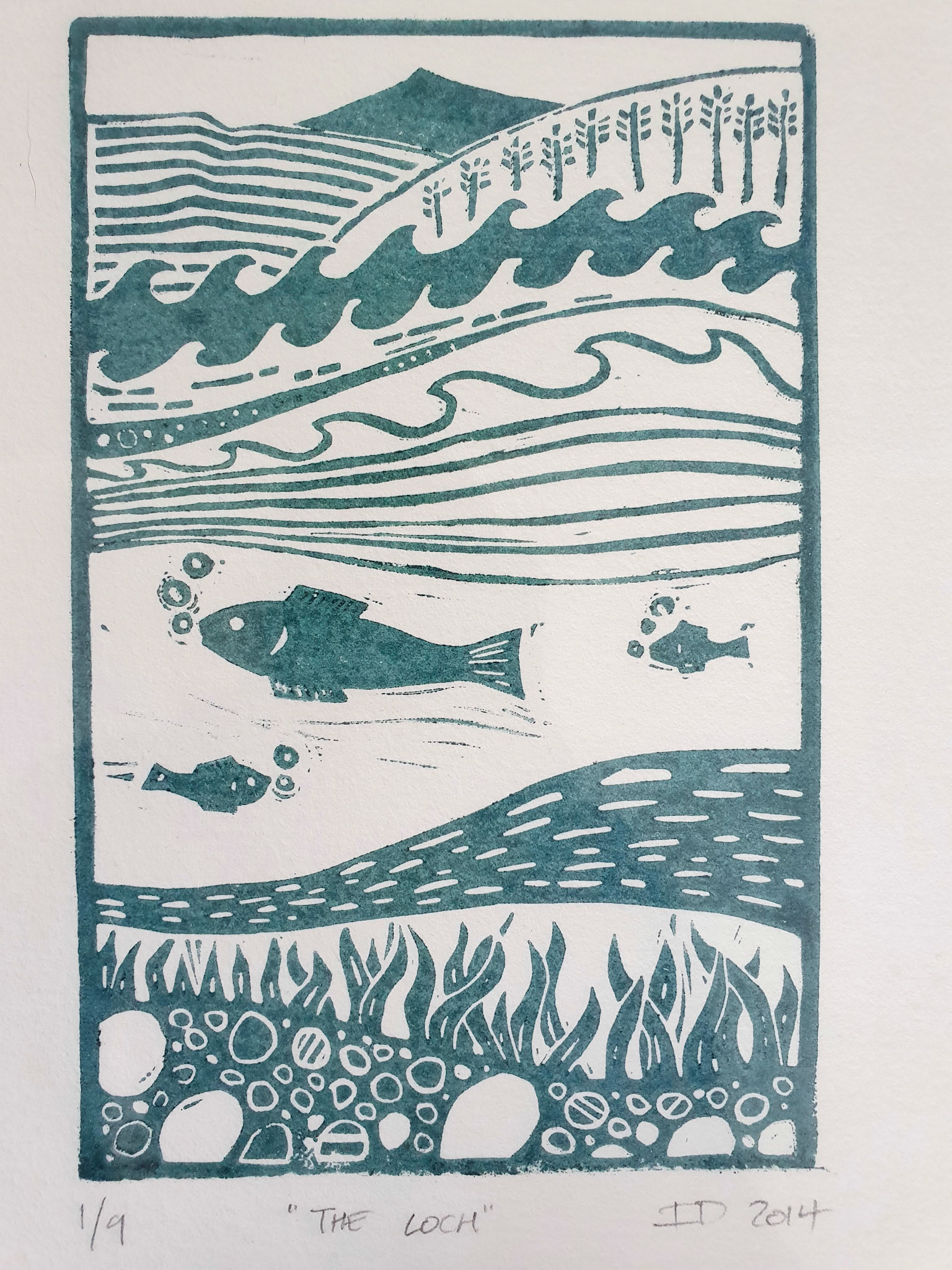 Iain Davidson - Printmaker - The Loch