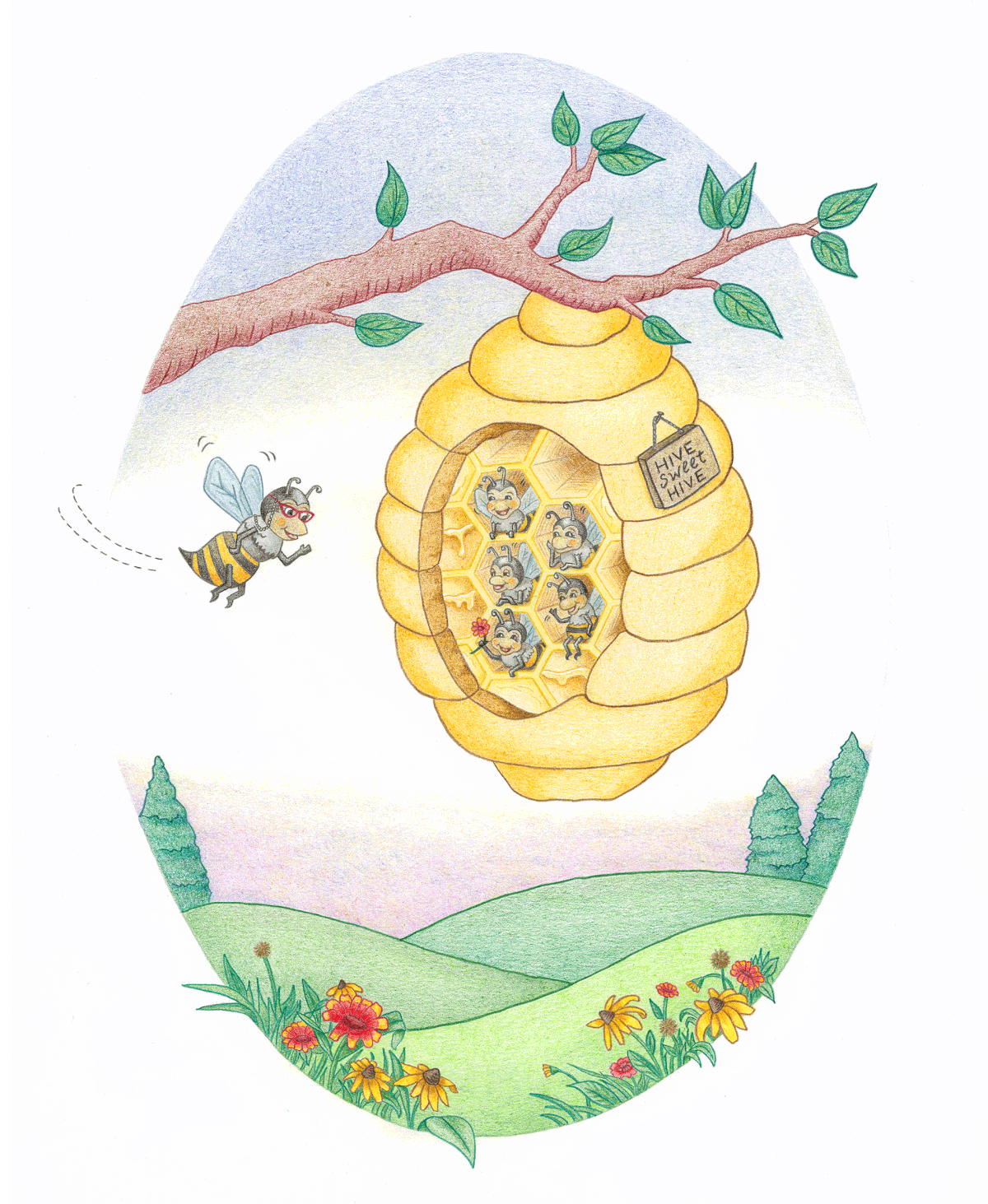 LAURA WERTKIN - Beehive Five