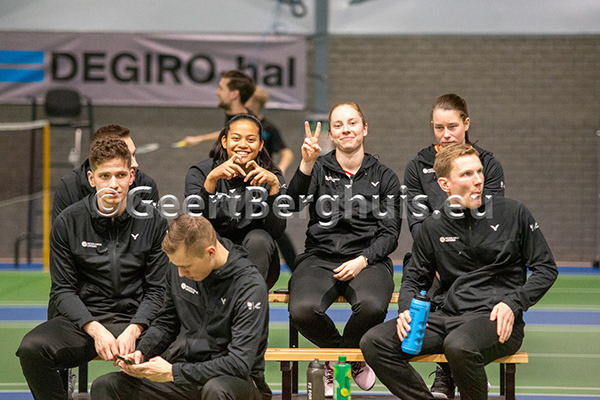 Badminton en zo - EK Kwalificatie Nederland - Estland (17 december 2022)