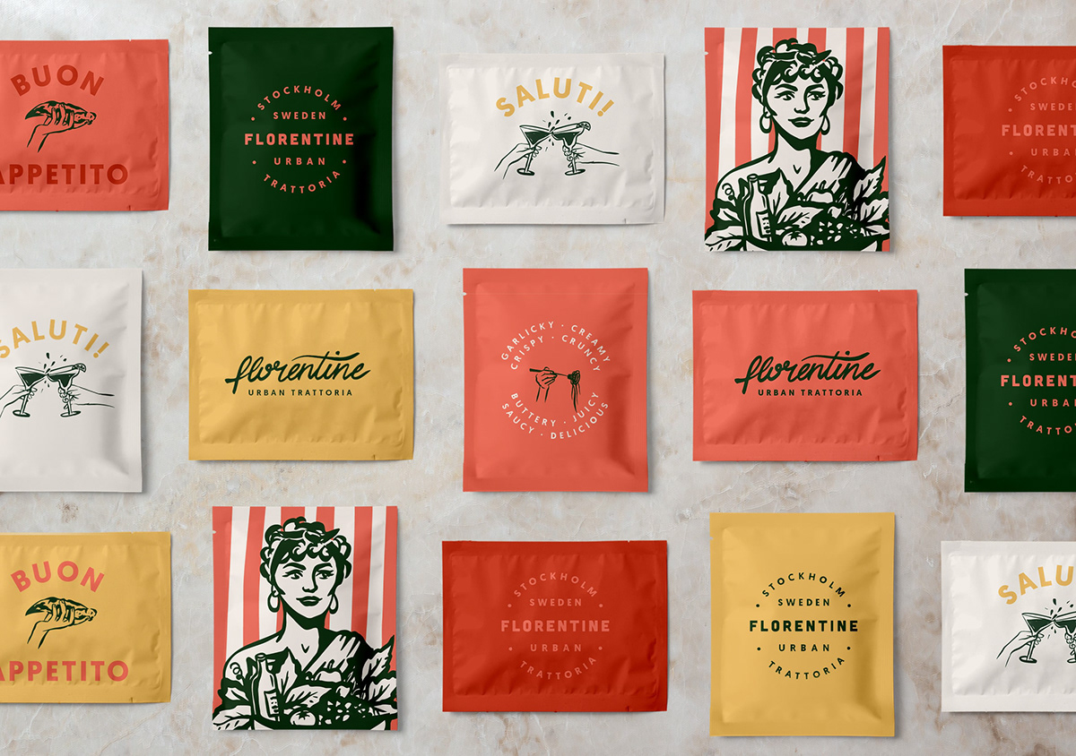 Ceren Burcu Turkan | Branding & Packaging Designer - FLORENTINE TRATTORIA