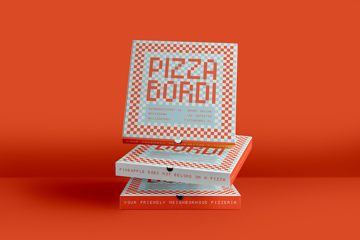 Ceren Burcu Turkan | Branding & Packaging Designer - PIZZA BORDI