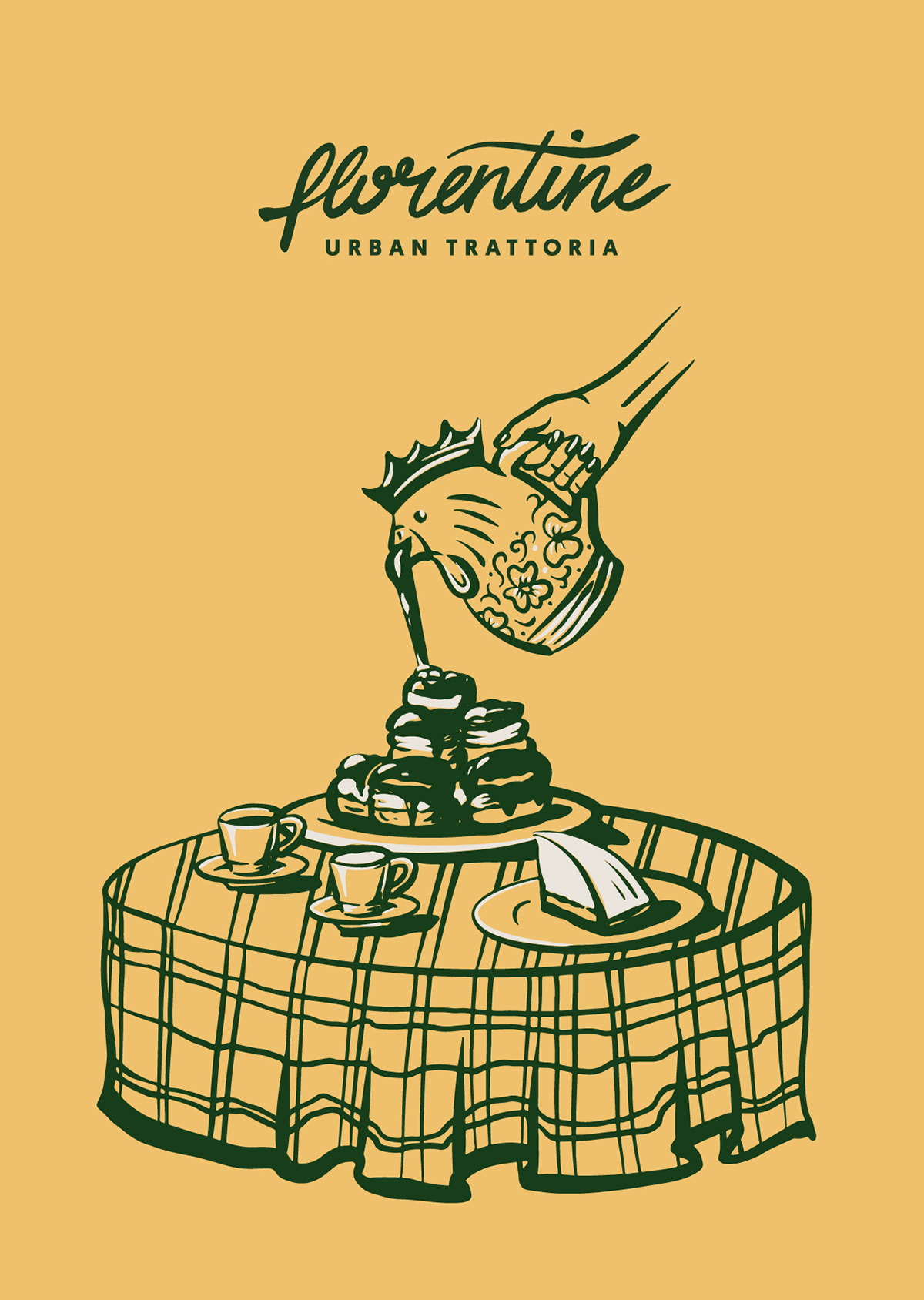 Ceren Burcu Turkan | Branding & Packaging Designer - FLORENTINE TRATTORIA
