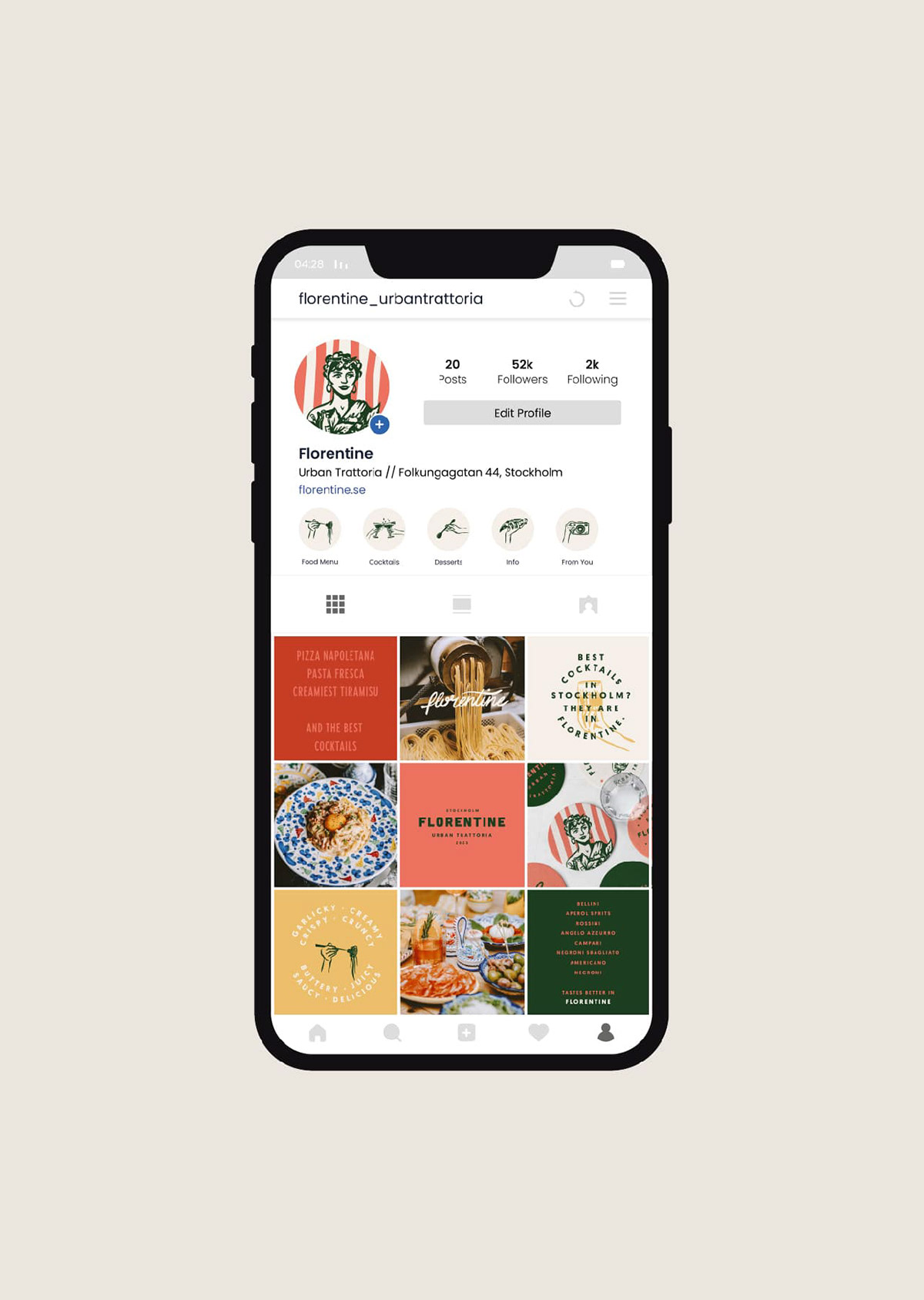 Ceren Burcu Turkan | Branding & Packaging Designer - FLORENTINE TRATTORIA