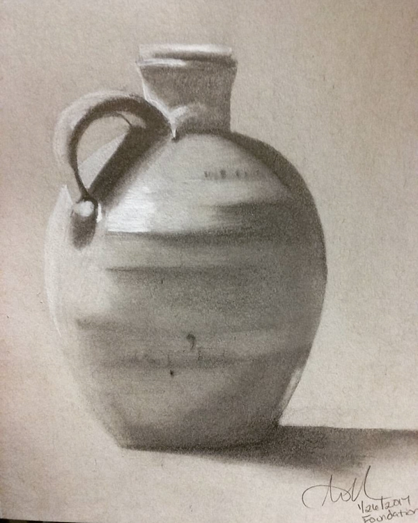 Anamaye Designs - Foundation 2 - Pencil Drawing