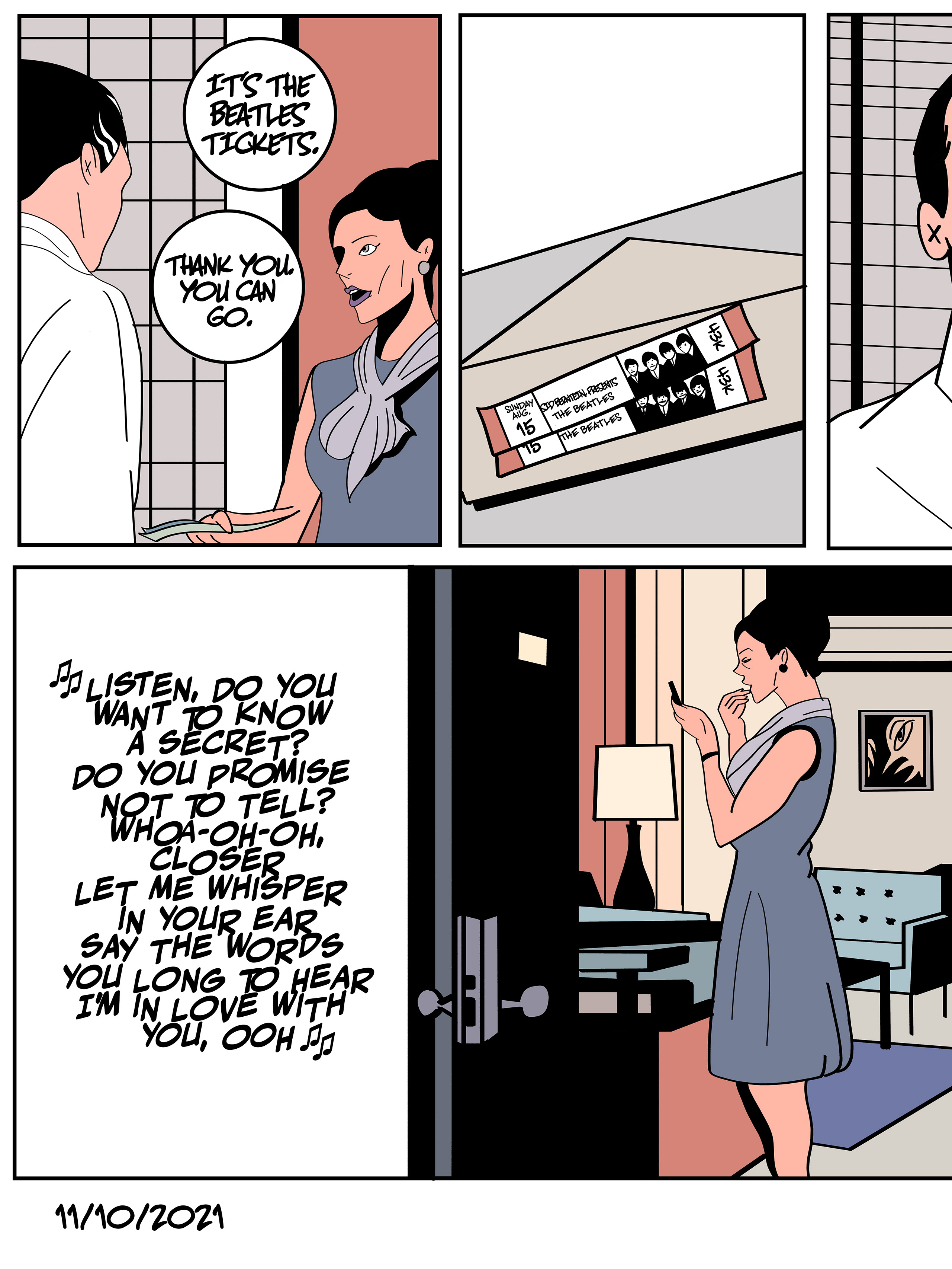 Eric Baket - Paul Kinsey e Peggy Olson