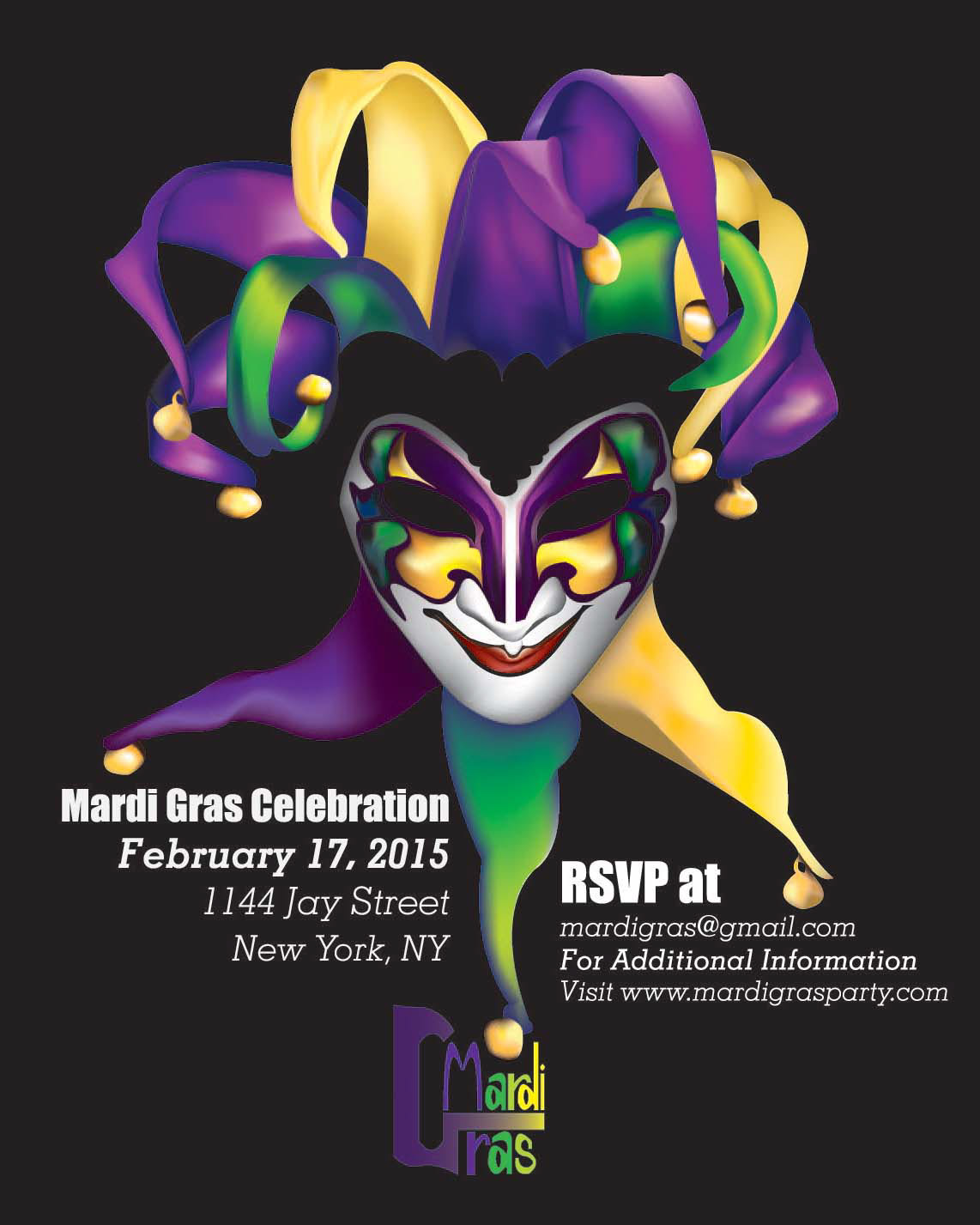 Makenzie Rustin - Mardi Gras Poster