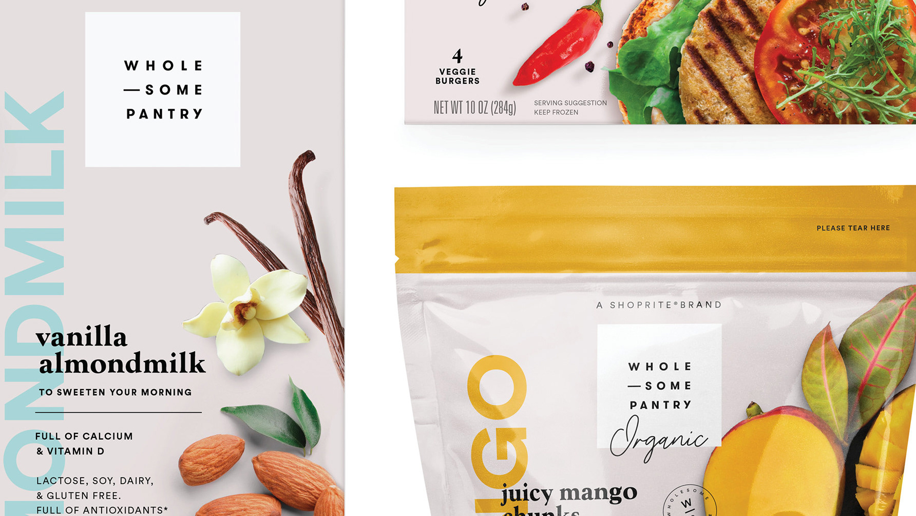 CPG Packaging and Branding Design - Wholesome Pantry (Shoprite)