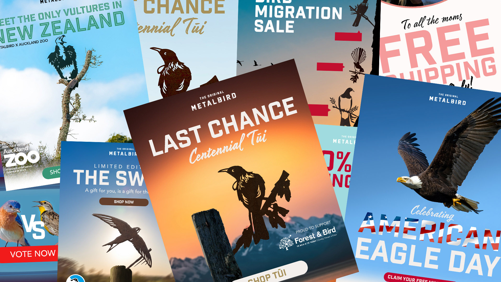 Matt Miller Design and Illustration - Metalbird Campaign Assets