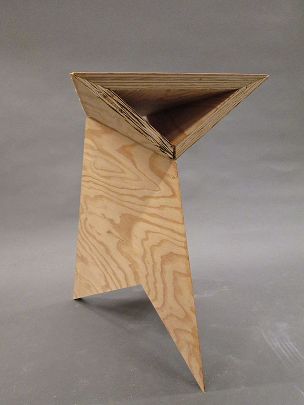 joe iovino - Origami Three Legged Stool