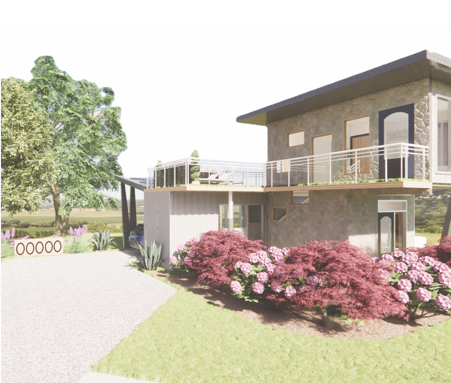 Rachel Evans - SUSTAINABLE DESIGN: PROFESSOR X SHIPPING CONTAINER HOME