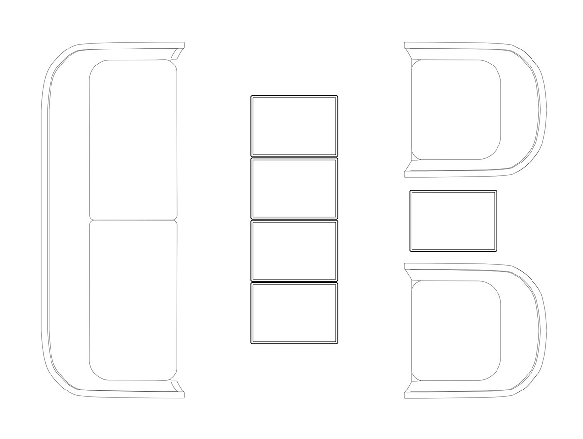 Matthew Lechowick Design - Polygon Storage - Rectangle Side Table