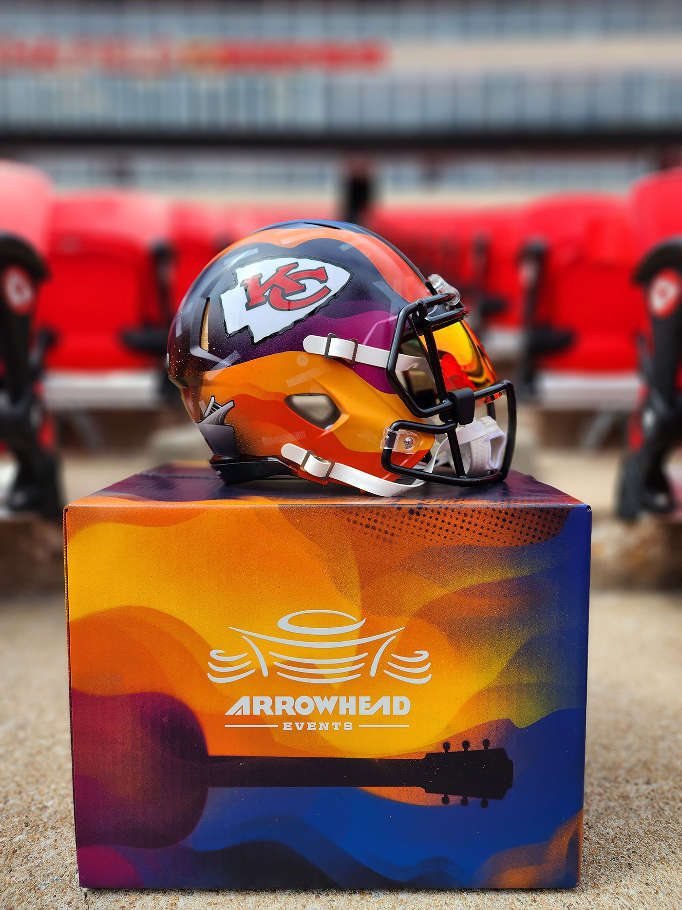 Sike Style Industries - Arrowhead Events 2023 custom gift helmets