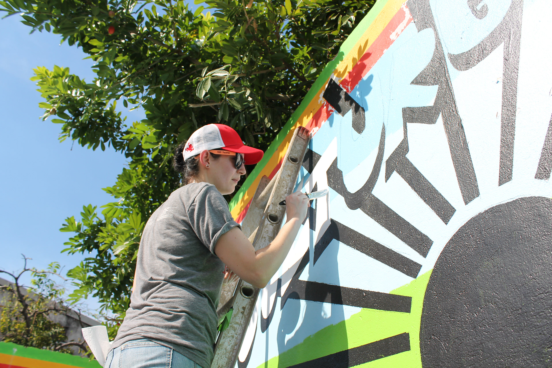 Sike Style Industries - Culture Yard Mural in Trenchtown Jamaica