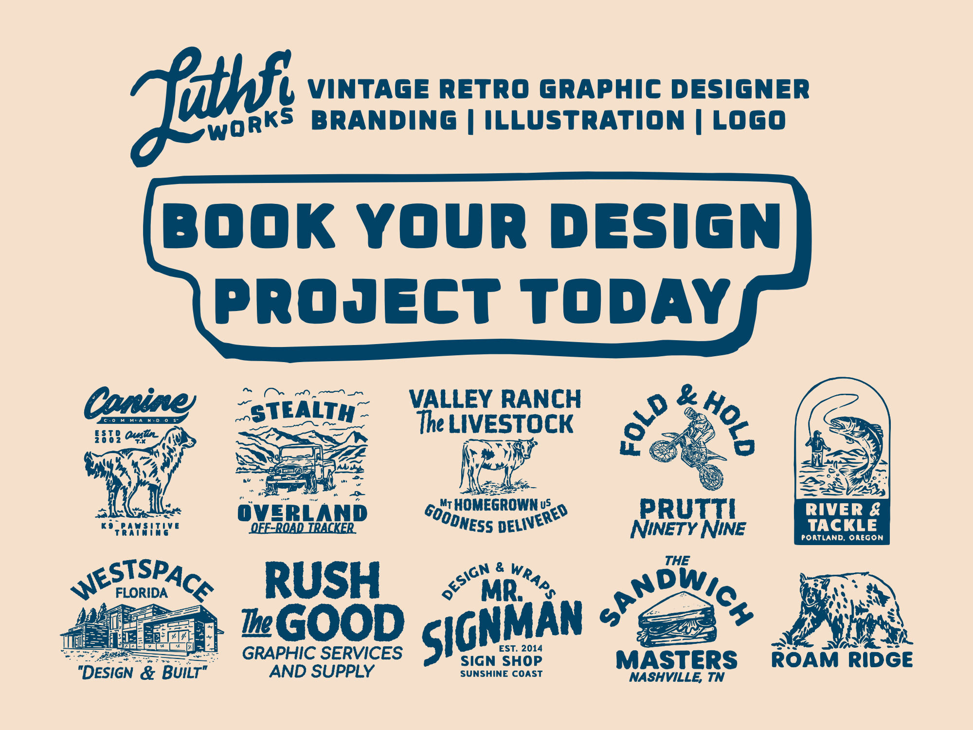 Luthfi Works - Westspace Logo - Branding Stock