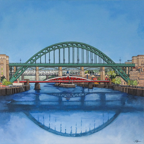 Illustration by Jonathan - Bridges from the Eye