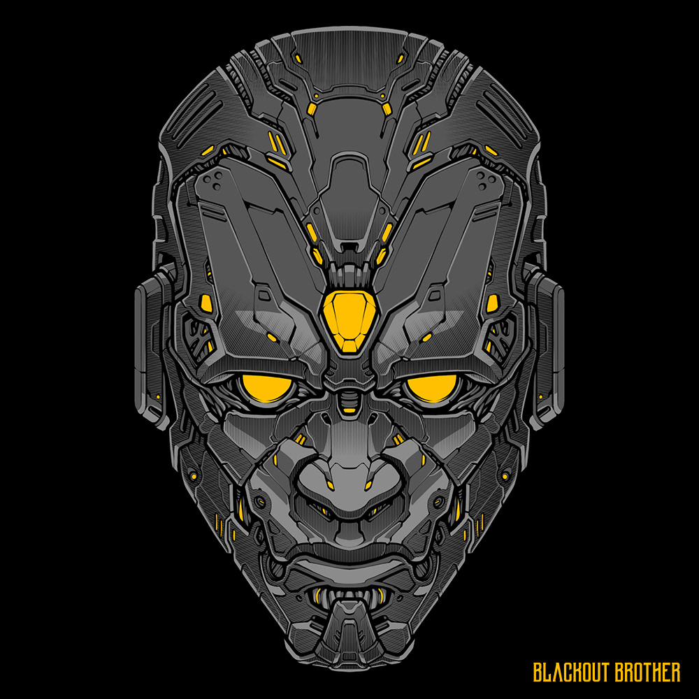BLACKOUT BROTHER - MARVEL VISION MECHA FAN ART
