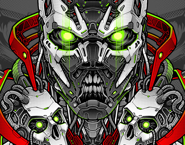 BLACKOUT BROTHER - SKULL AND SNAKE