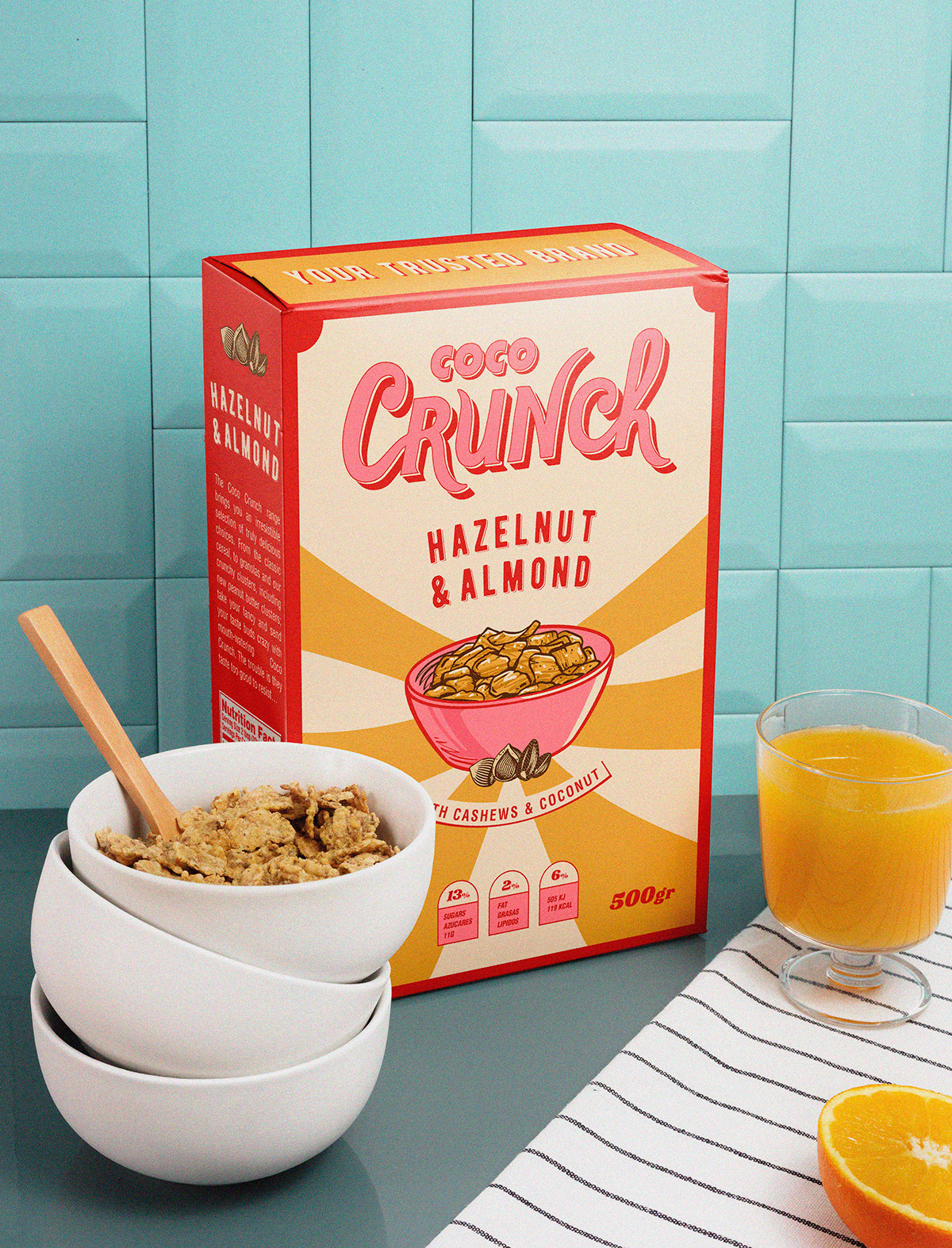 Martina D. Graphic Designer - Coco Crunch - Packaging design