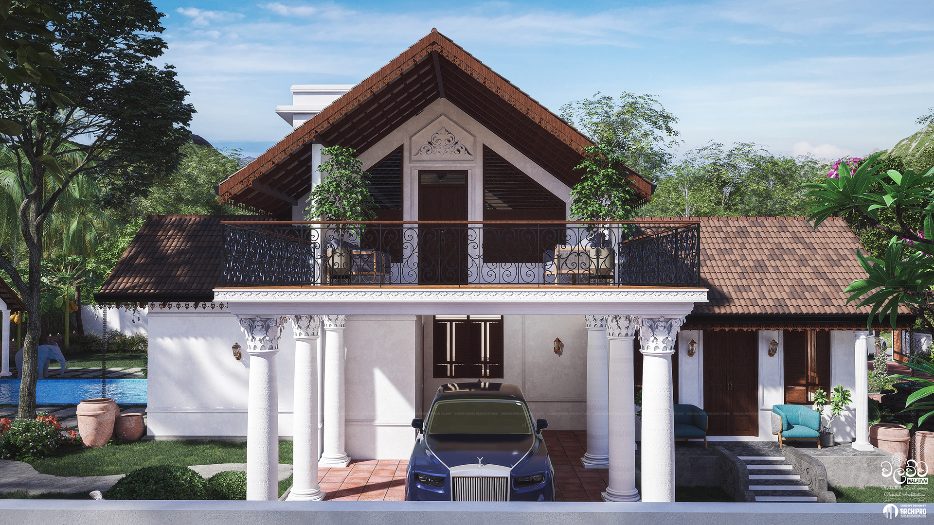 Shamiya3d official Website - Sri Lankan Classical House - Architectural ...