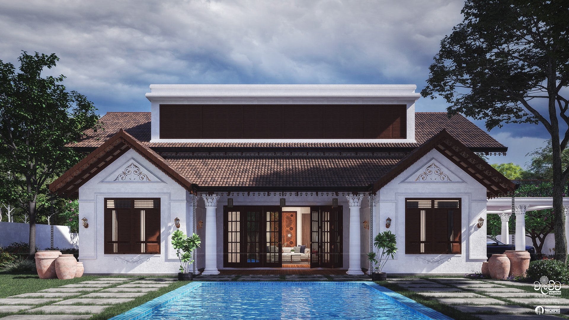 Shamiya3d official Website - Sri Lankan Classical House - Architectural ...
