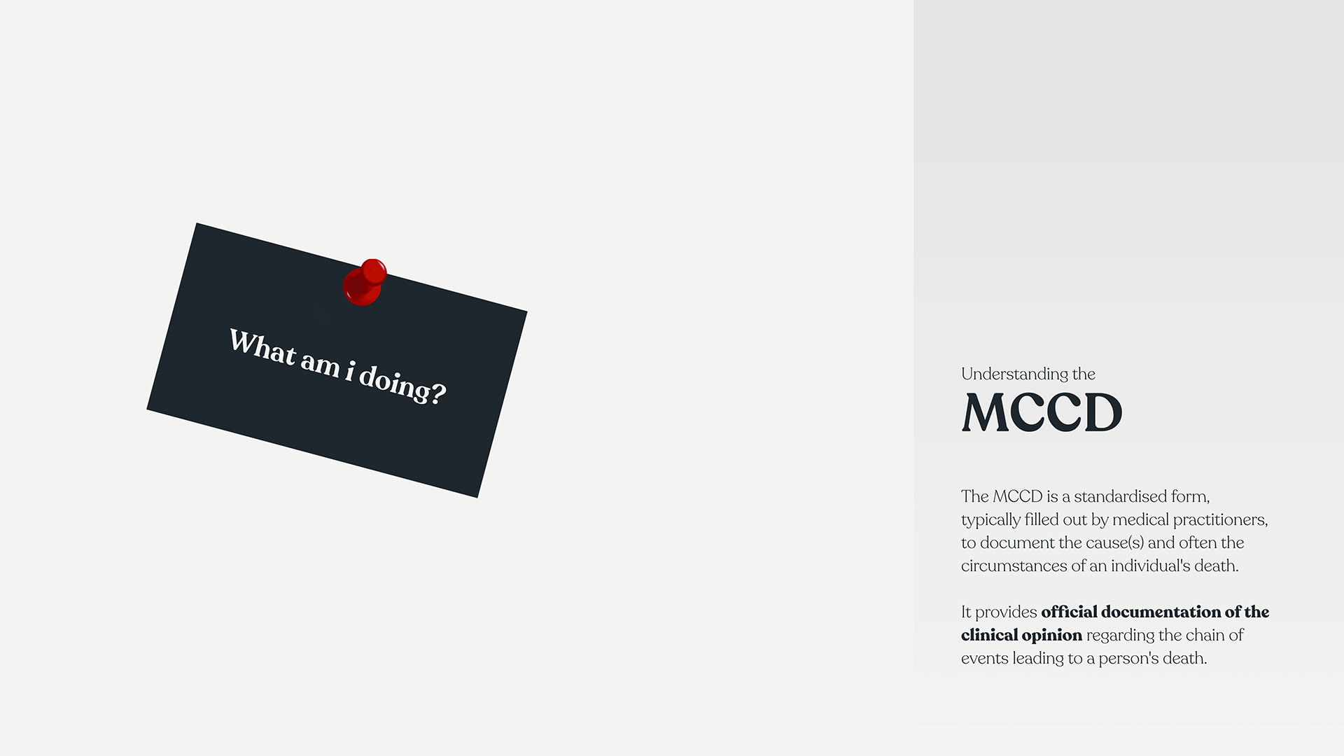 THUMMALA NOMESHWARI - Rethinking on MCCD Forms