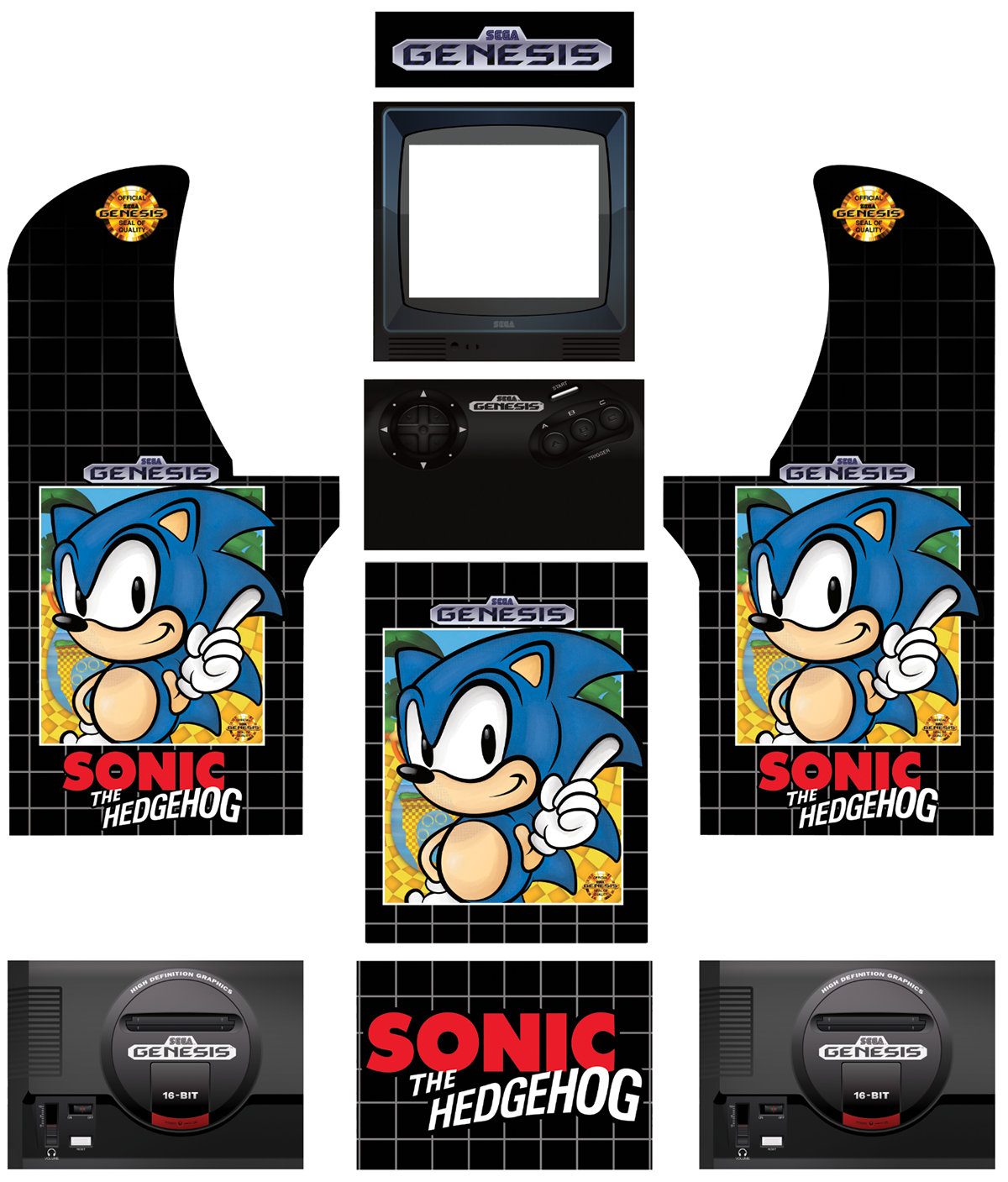 gameroomgrafix.com - ARCADE 1UP GRAPHICS