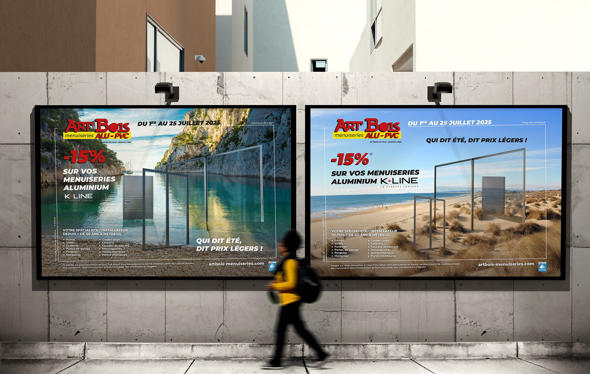 Valérian Menard - ArtBois – Billboard Ad Campaign
