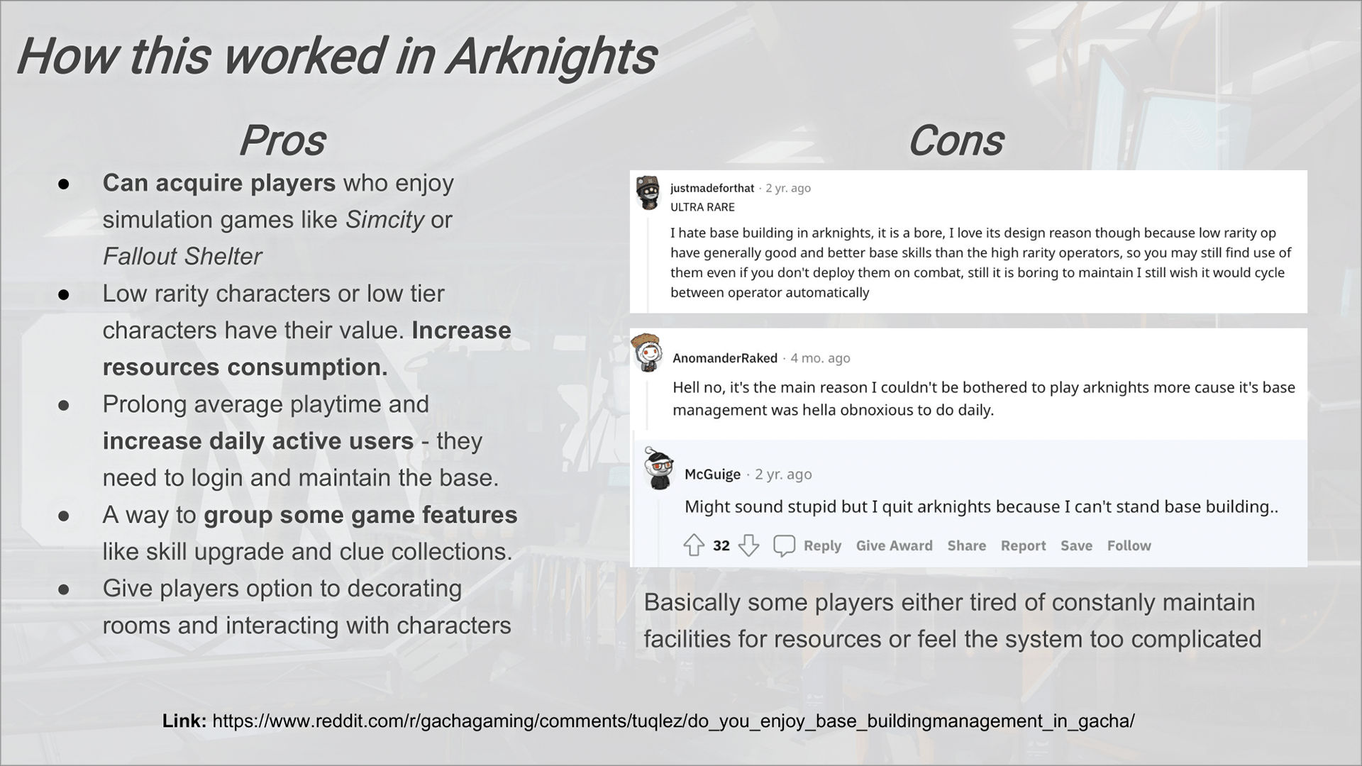 Yincheng Qiu - Arknights Base Building System Analysis