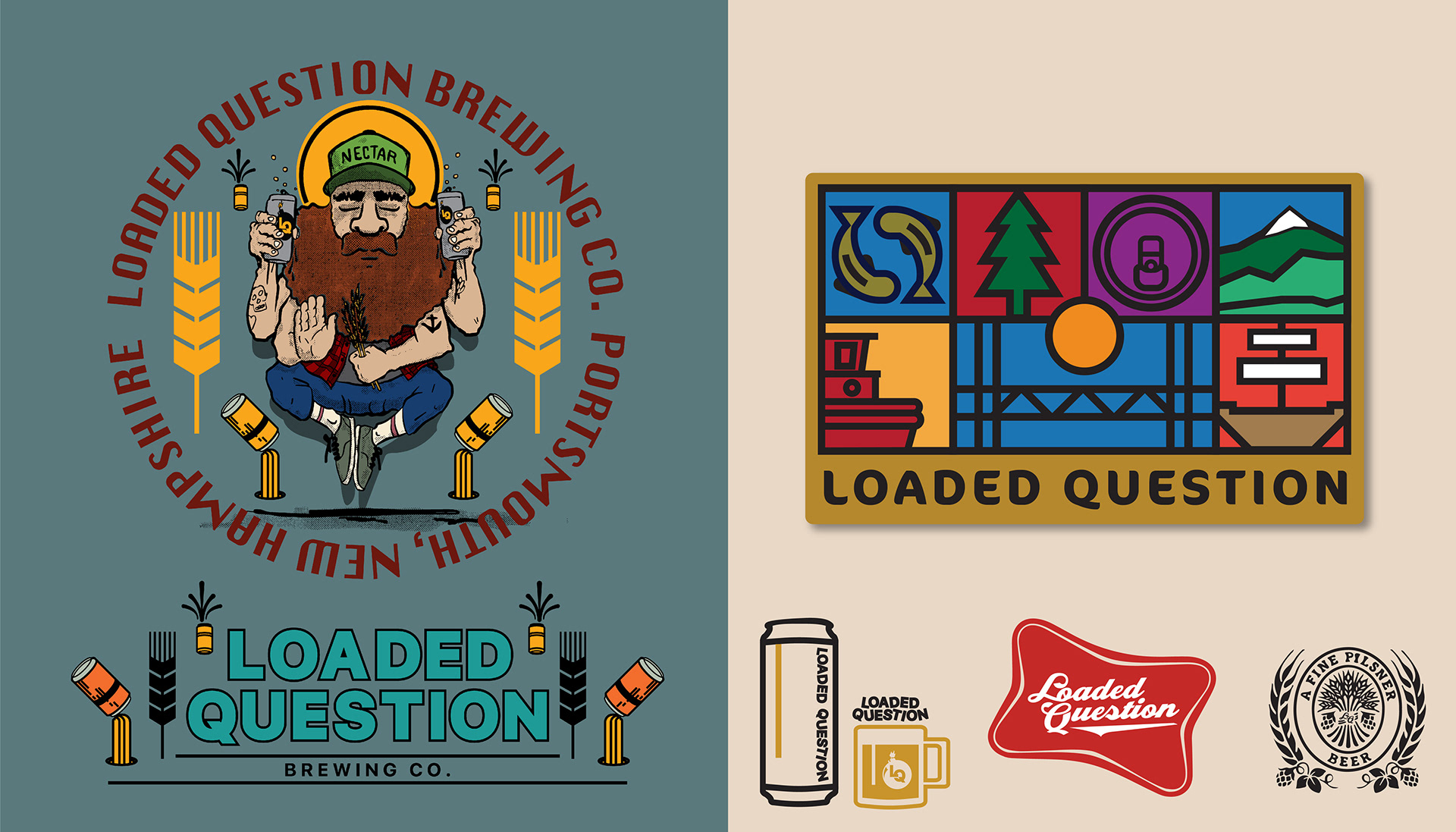 Things by Josh - Loaded Question Brewing Co. - Branding