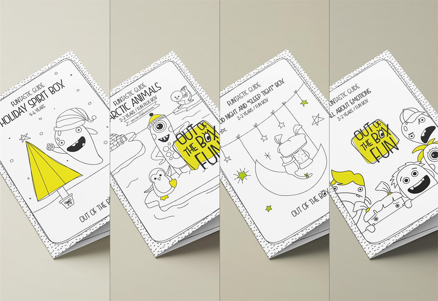 Muge Yavas - Graphic and UX/UI Designer - OUT OF THE BOX FUN \ BOOKLET ...