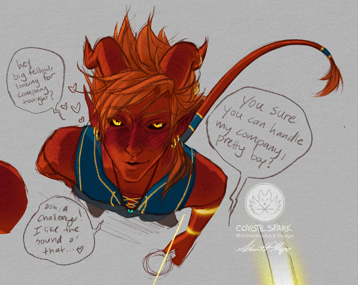 Coyote Spark: Multimedia Art & Design by Adrian Myers - Character ...