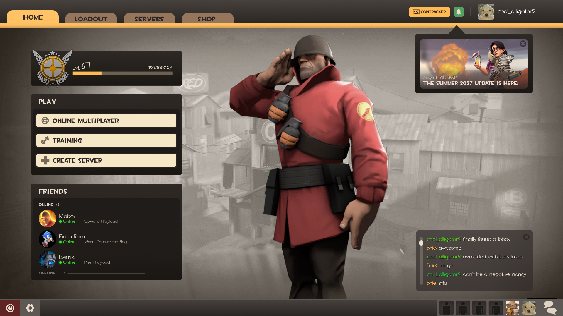 Christopher Conde - Team Fortress 2 Fan UI/UX