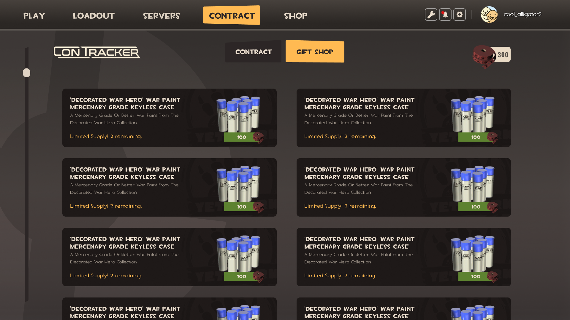 Christopher Conde - Team Fortress 2 Fan UI/UX