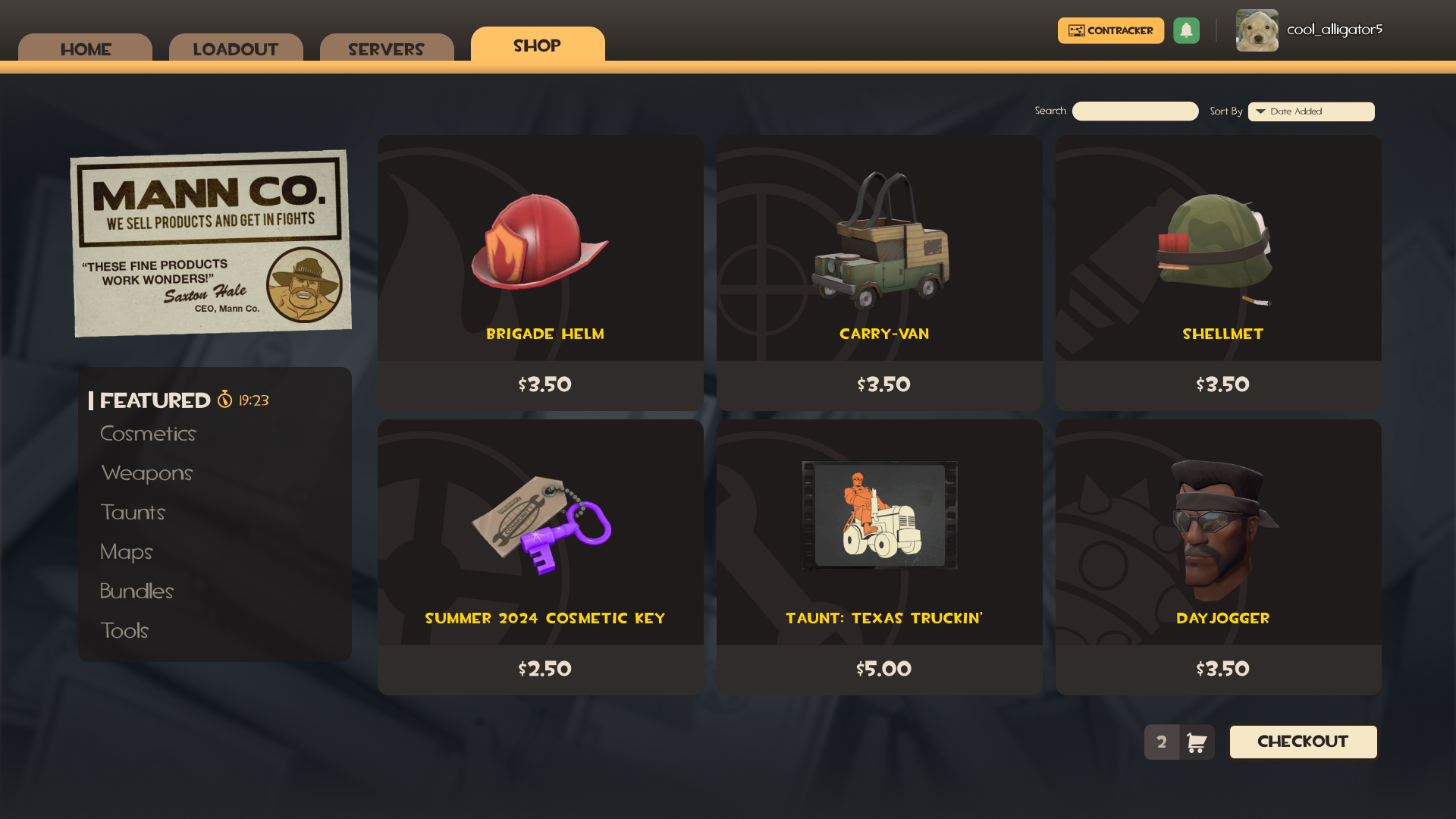 Christopher Conde - Team Fortress 2 Fan UI/UX