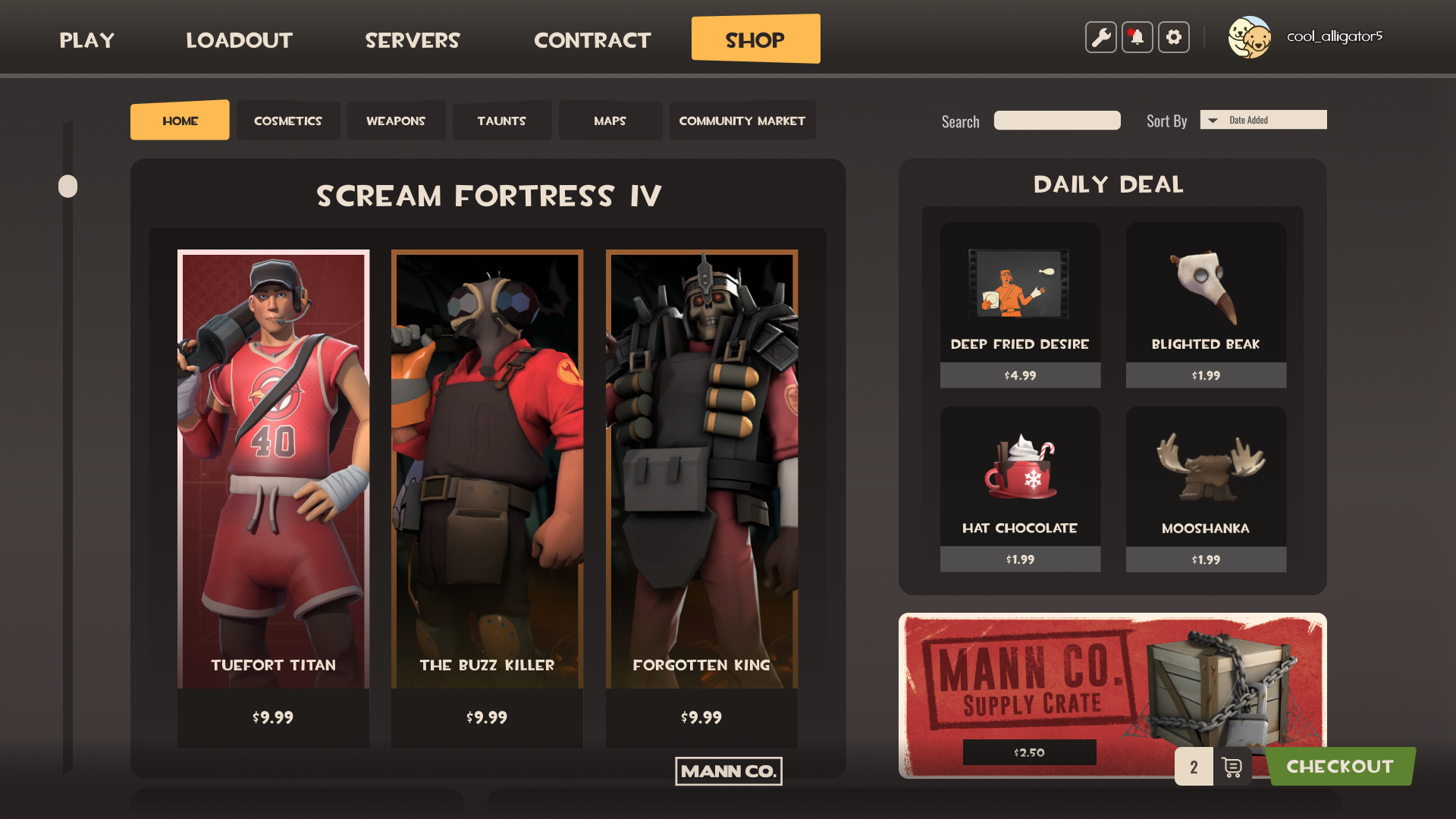Christopher Conde - Team Fortress 2 Fan UI/UX