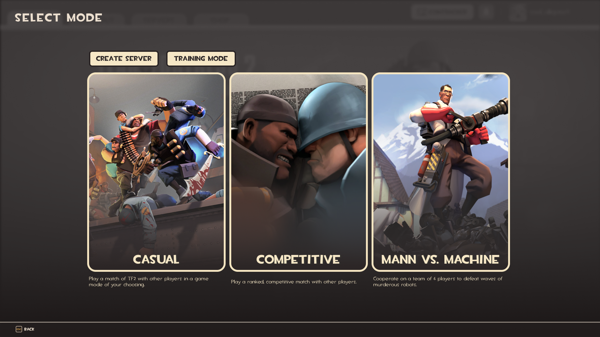 Christopher Conde - Team Fortress 2 Fan UI/UX