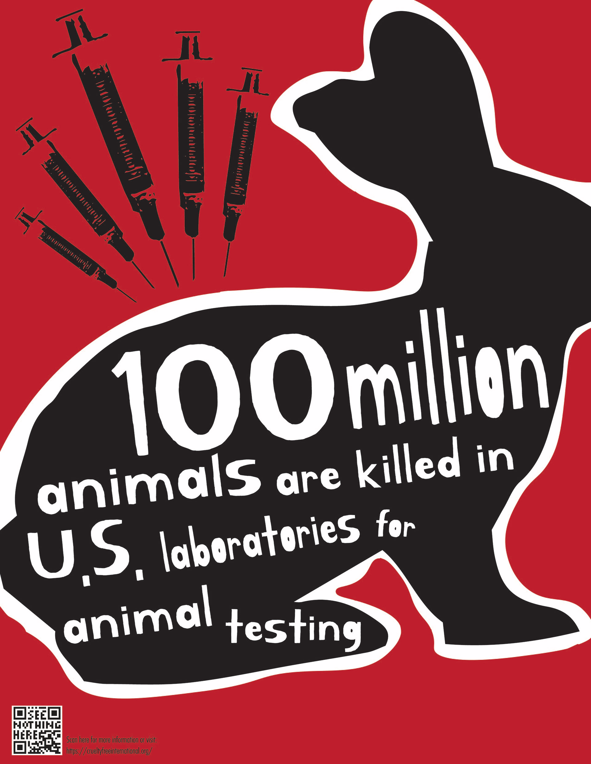 olivia corvelli - Animal Testing Awareness Posters